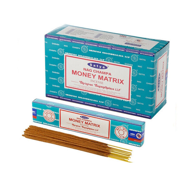 Satya Incense Sticks - Money Matrix | Candlewarehouse.ie ...