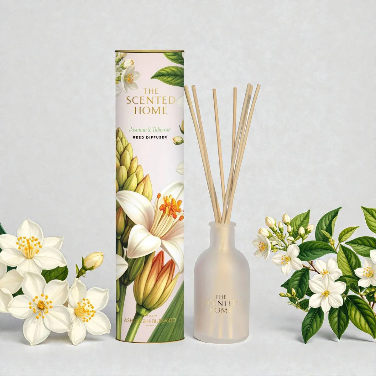 Ashleigh & Burwood Jasmine & Tuberose Reed Diffuser | CandleWarehouse.ie
