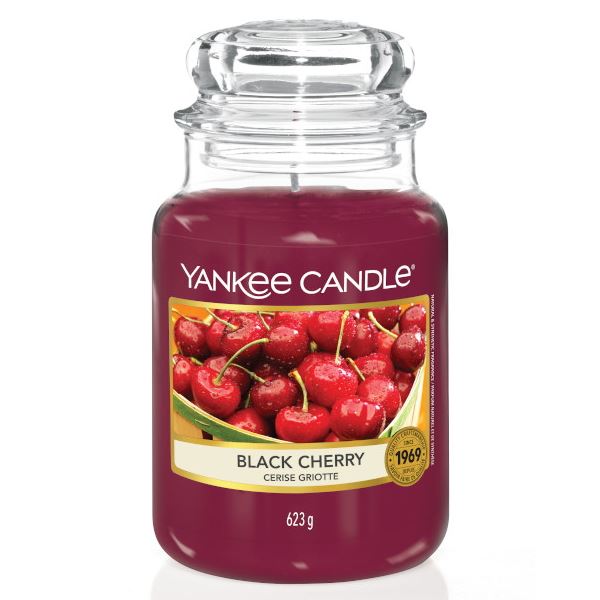 Yankee Candle Black Cherry Classic Large Jar – CandleWarehouse.ie